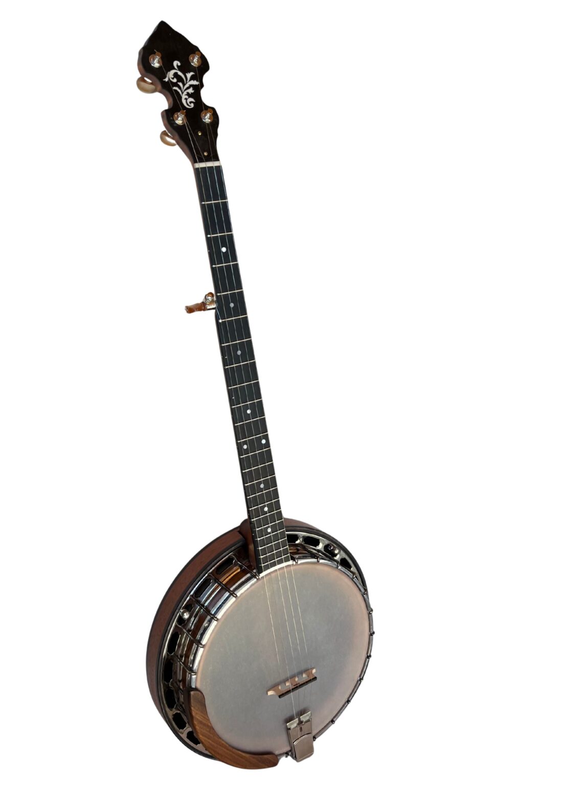 #322 STARR Mahogany Resonator 5-string Banjo – STARR Banjos